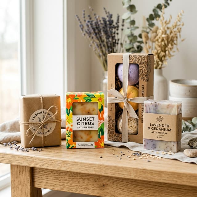 Custom Soap Packaging: Wraps, Boxes & Sleeves (2026) | Cubit | Cubit ...