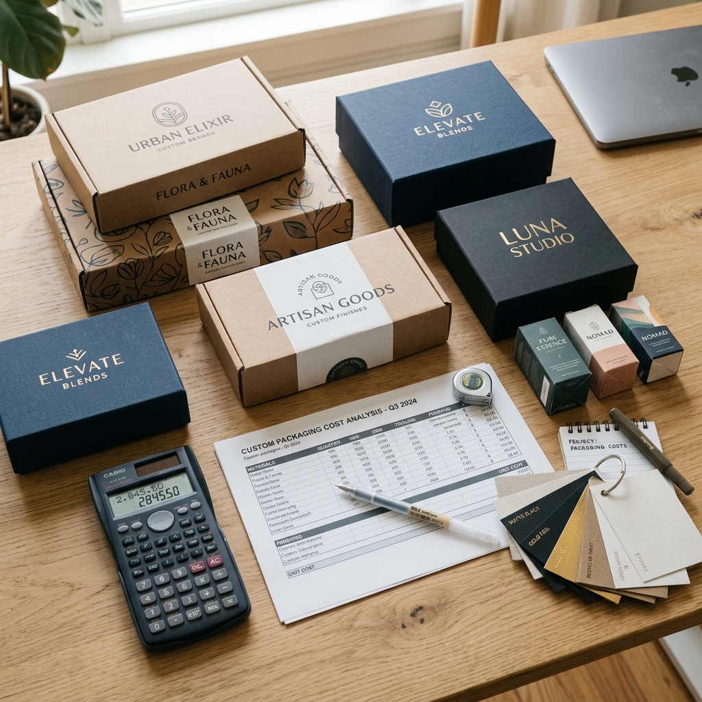 Custom Packaging Cost in 2026 — $0.35 to $15/Unit Pricing | Cubit Packaging